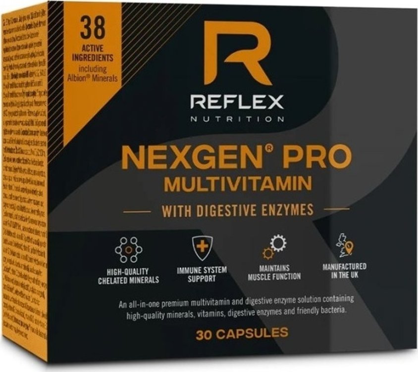 Reflex Nutrition Nexgen Pro + Digestive Enzymes od 124 Kč - Zbozi.cz