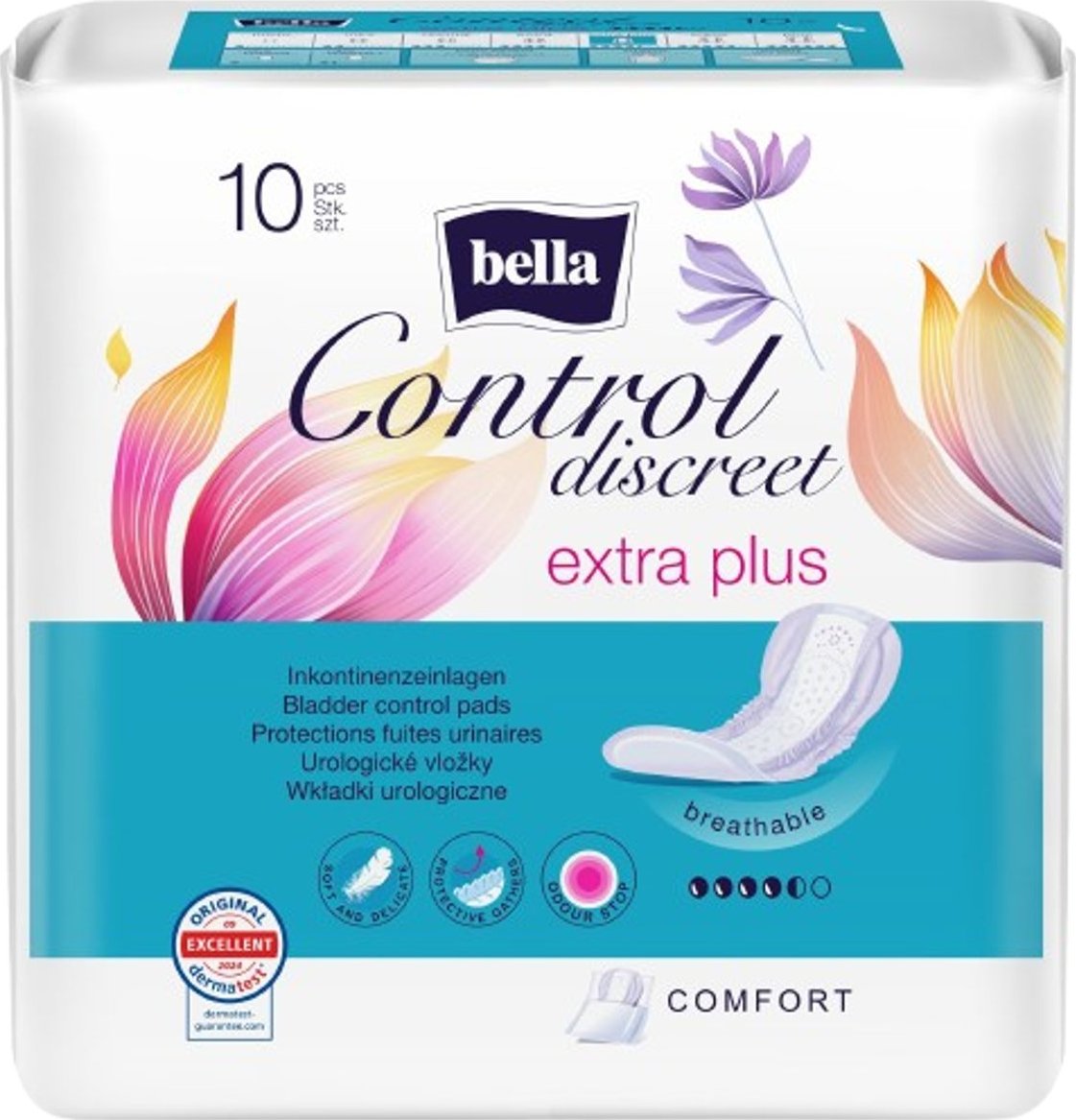 Bella Control Discreet Inkontinenční Extra Plus 10 ks od 71 Kč - Zbozi.cz