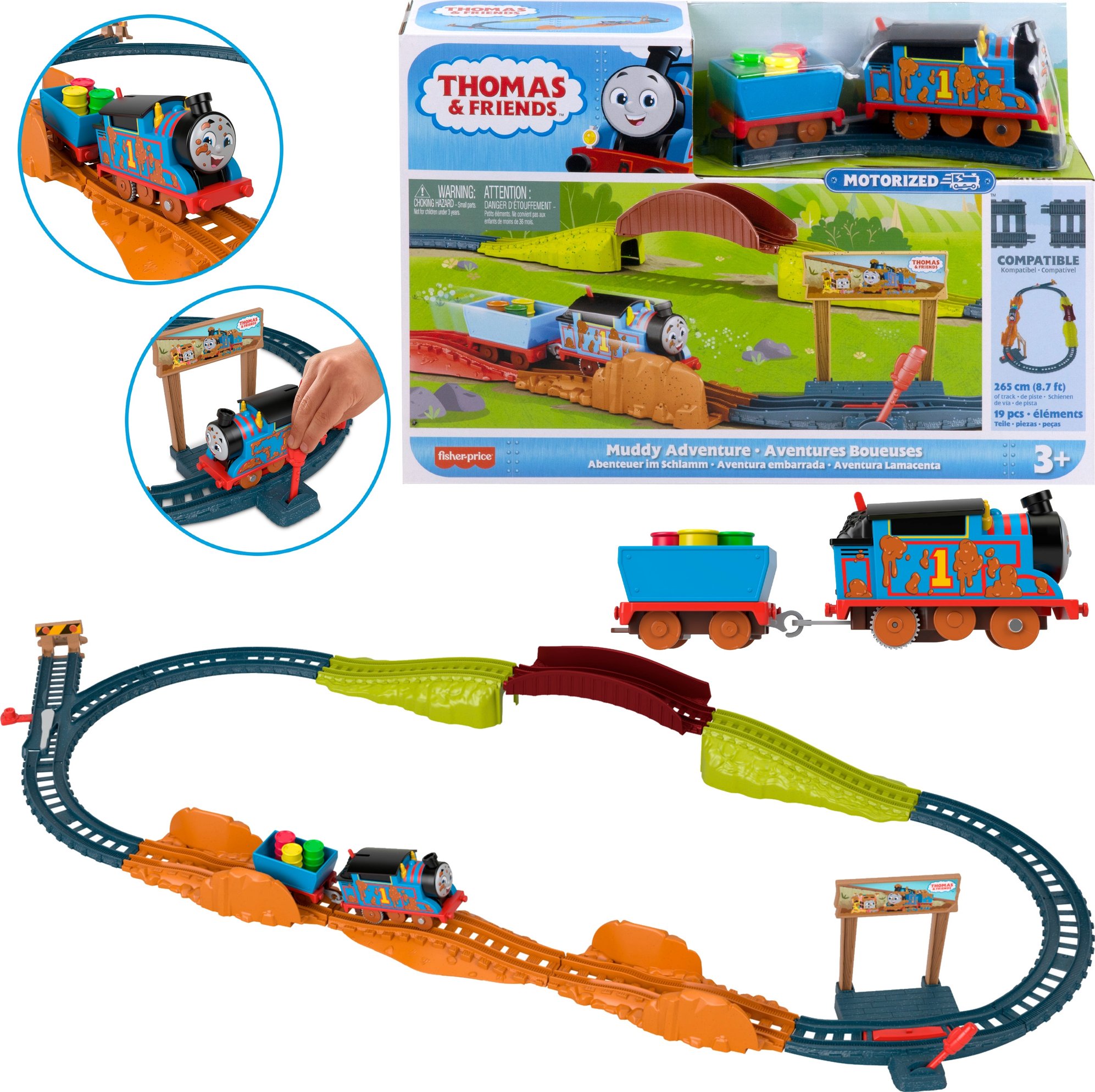 Fisher Price Mašinka Tomáš HHV98 Blátivé dobrodružství od 555 Kč - Zbozi.cz