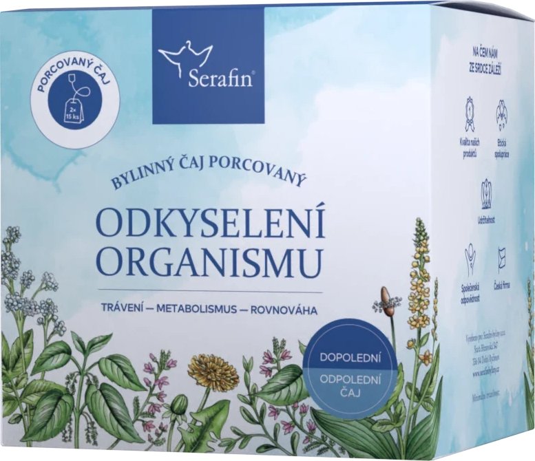 Serafin Odkyselení organismu porcovaný čaj 2x 30 g od 155 Kč - Zbozi.cz
