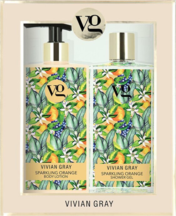Vivian Gray Sparkling Orange Shower Gel & Body Lotion Set od 275 Kč ...