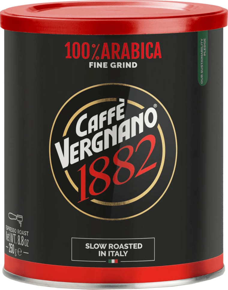 Vergnano Espresso dóza mletá 250 g od 169 Kč - Zbozi.cz