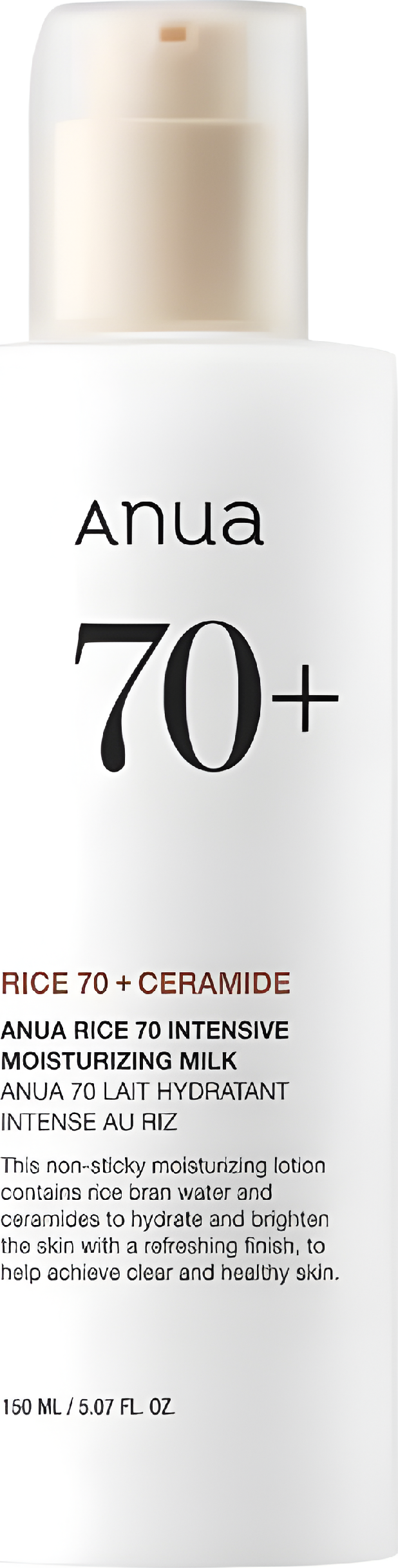 Anua Rice 70 Intensive Moisturizing Milk intenzivně hydratační pleťové ...