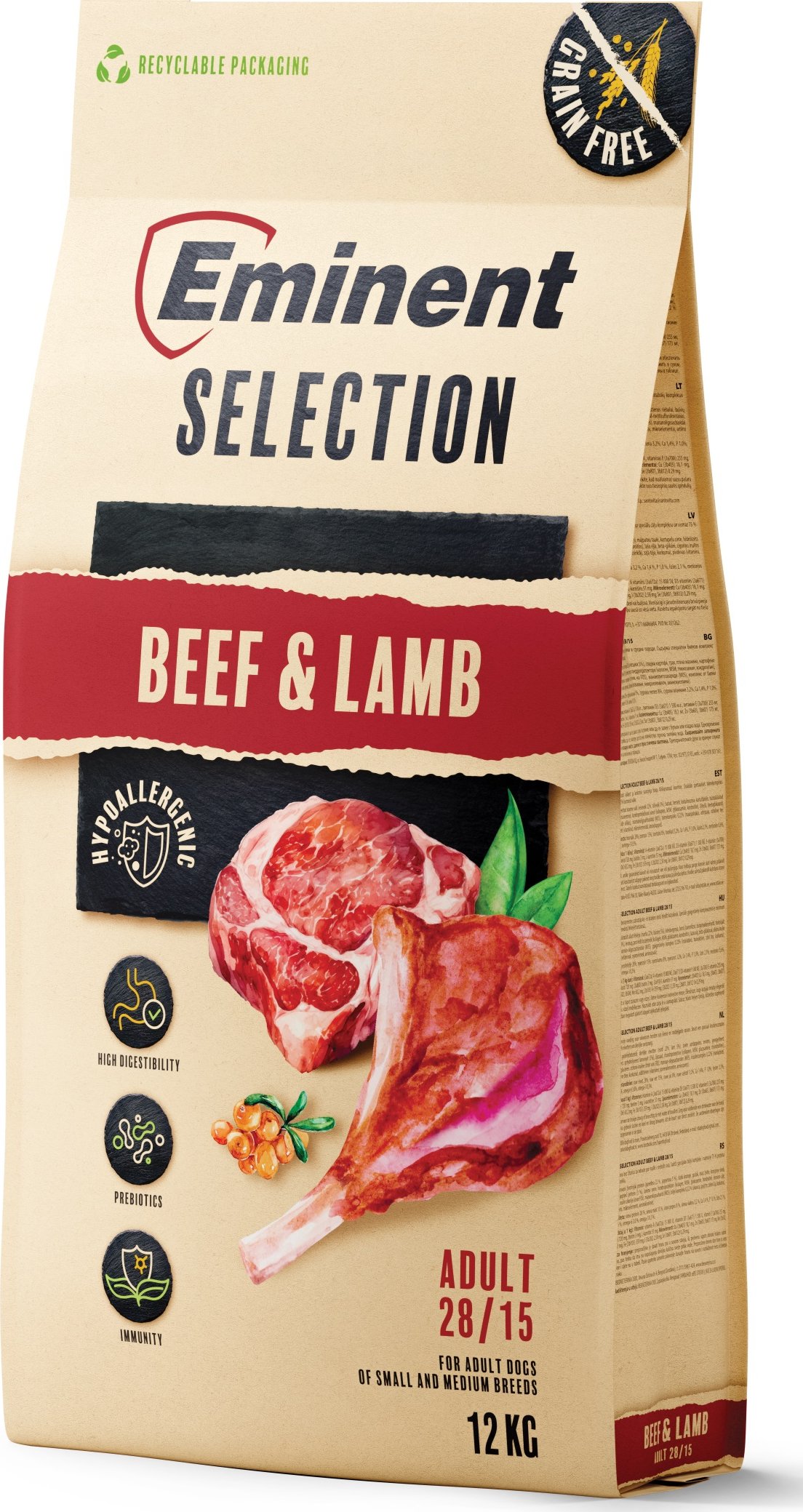 Recenze Eminent Selection Adult 28/15 Beef/Lamb - Zbozi.cz