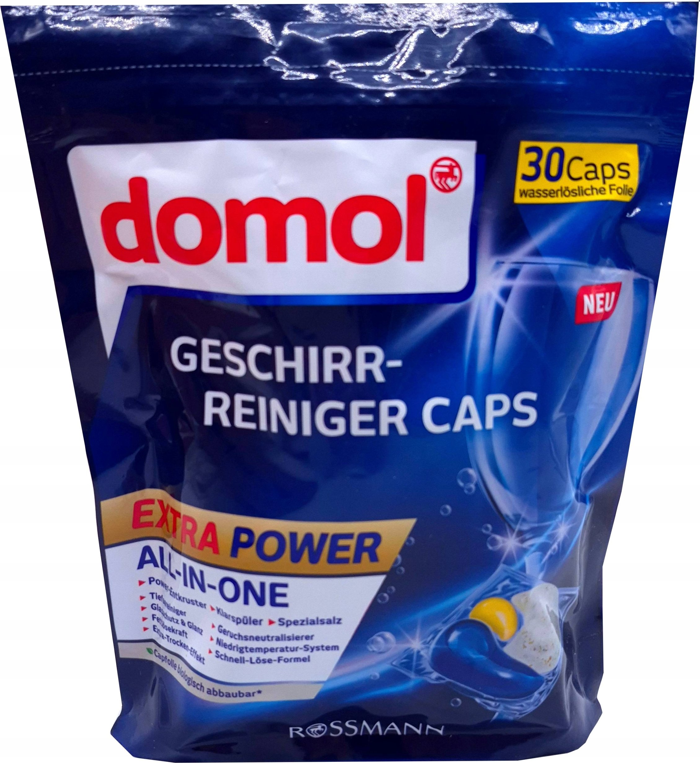 Domol Extra Power All In One tablety do myčky 30 ks od 119 Kč - Zbozi.cz