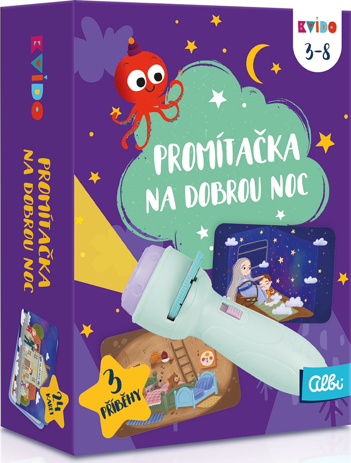 Albi Kvído promítačka na dobrou noc zelená od 203 Kč - Zbozi.cz