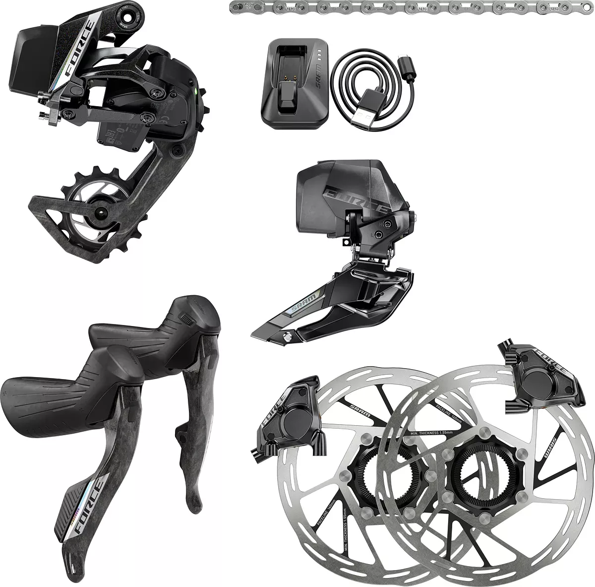 SRAM Force AXS 2X E1 Electronic HRD 00.7918.382.001 od 32 290 Kč - Zbozi.cz