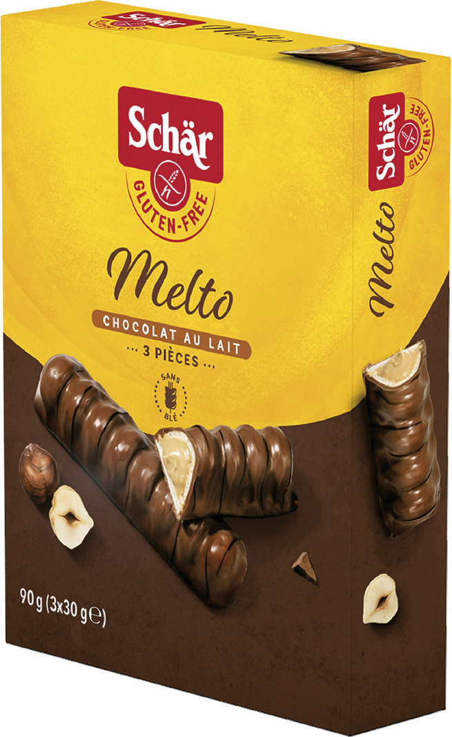 Schär Melto bezlepkové oplatky v mléčné čokoládě 90 g od 99 Kč - Zbozi.cz