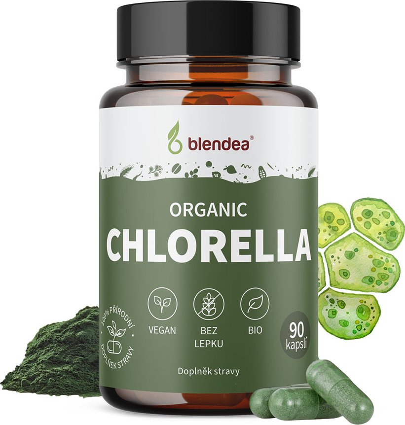 Blendea Chlorella BIO Organic 90 cps. od 249 Kč - Zbozi.cz