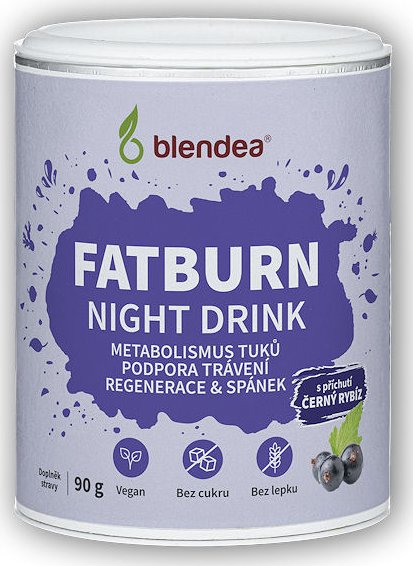 Blendea Fatburn Night Drink 90 g černý rybíz od 269 Kč - Zbozi.cz