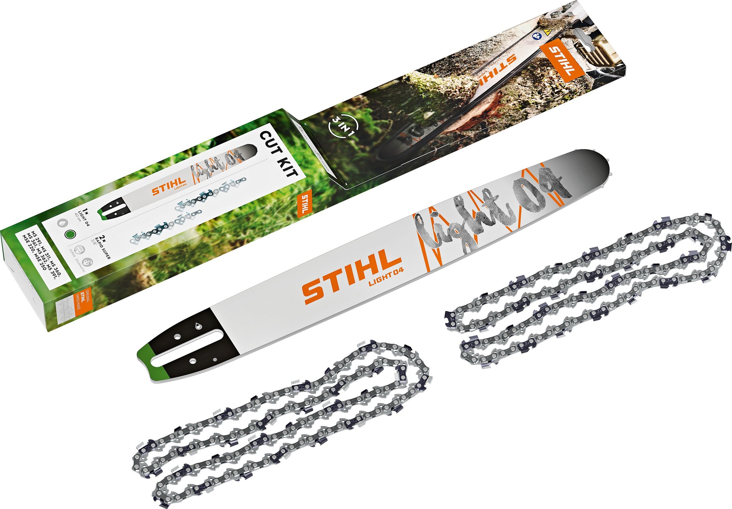 STIHL Cut Kit 2 30050009900 sada vodicí lišty a pilových řetězů od 1 ...