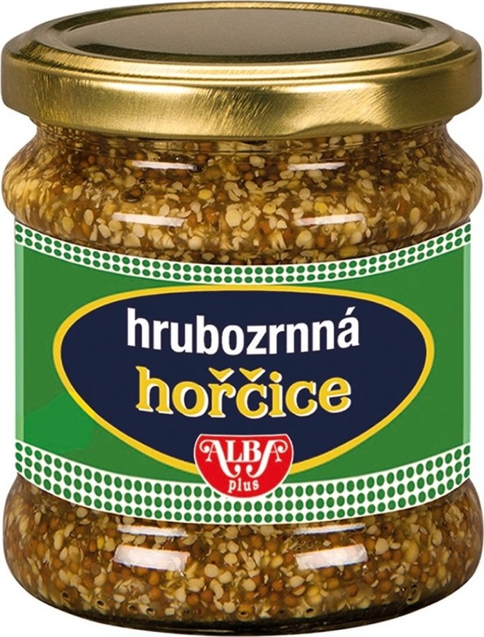 ALBA plus Hořčice hrubozrnná 180 g - Zbozi.cz