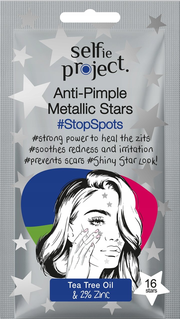 Selfie Project Stop Spots Anti-Pimple Metallic Stars 16 ks od 114 Kč ...