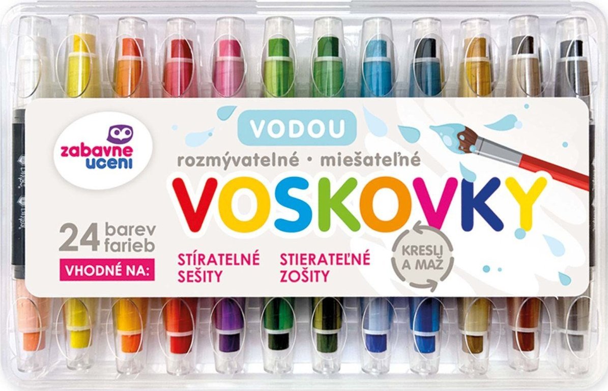 DITIPO Vodou rozmývatelné voskovky 5476001 24 ks od 200 Kč - Zbozi.cz