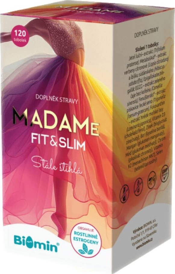 Biomin Madame Fit & Slim 120 cps. od 648 Kč - Zbozi.cz