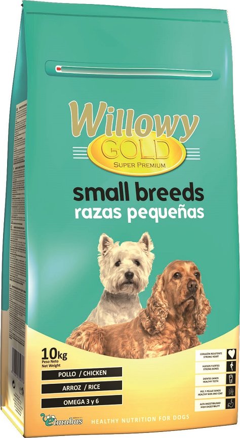 Willowy Gold Dog Small Breed Adult kuřecí 10 kg od 581 Kč - Zbozi.cz