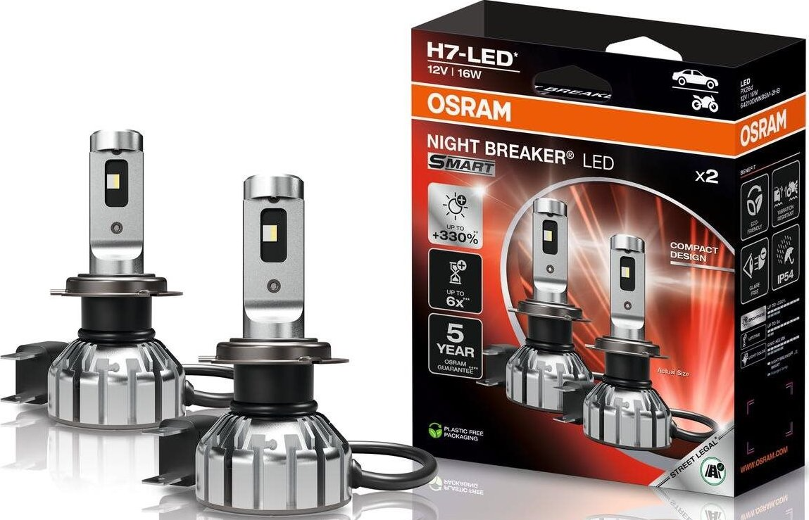 OSRAM Night Breaker LED Smart H7 AUPR88959 - Zbozi.cz