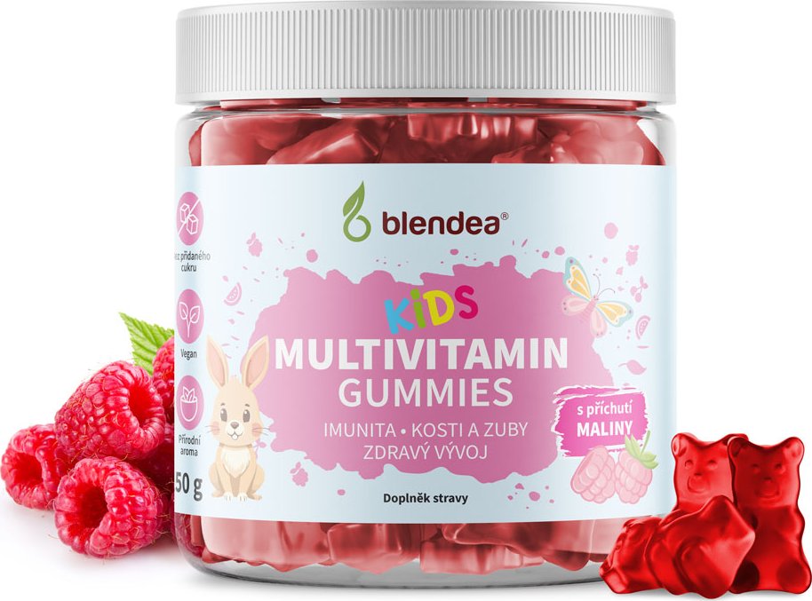 Blendea Multivitamin Gummies pro děti 60 ks od 199 Kč - Zbozi.cz