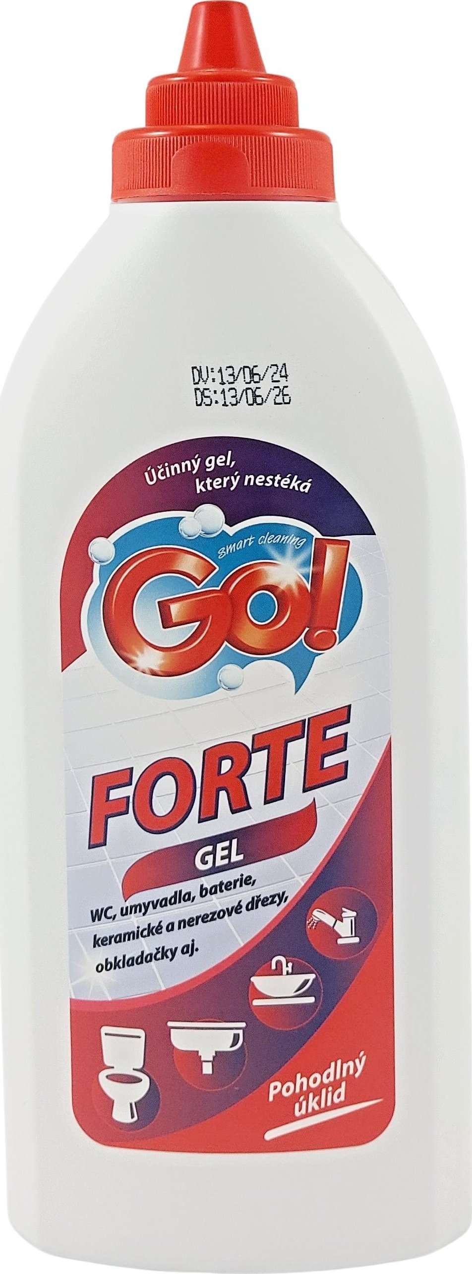 GO! Forte Gel na rez a vodní kámen, 500 ml od 36 Kč - Zbozi.cz