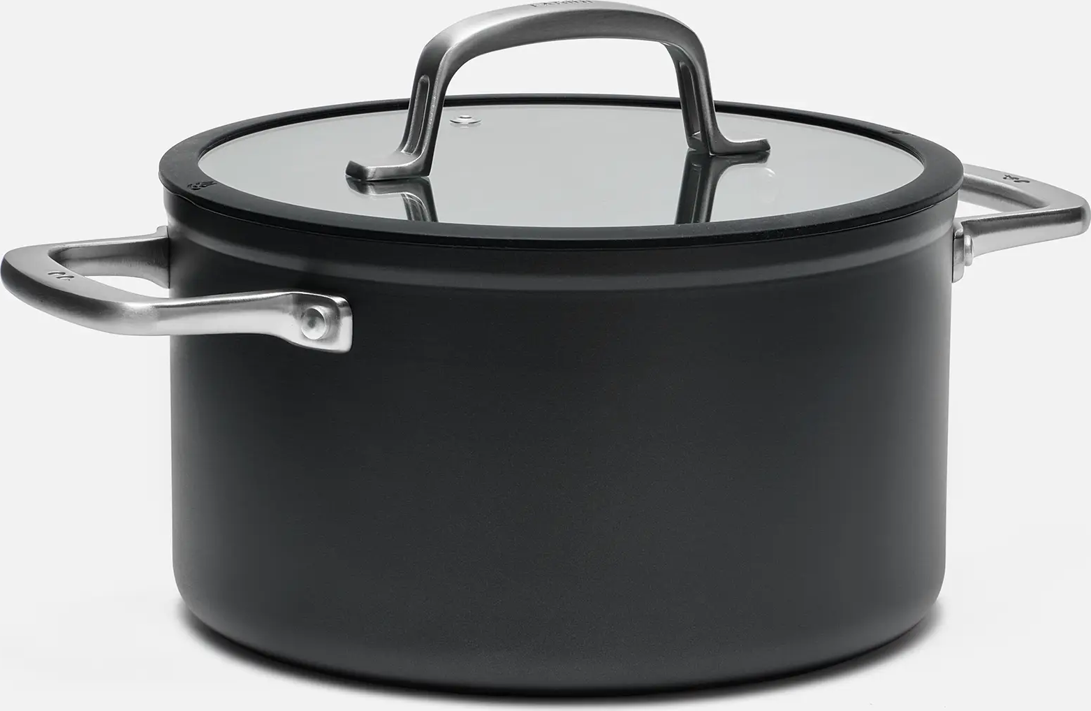 Fabini Meda 3.0 nepřilnavý hrnec s keramickým povrchem s poklicí černý ...