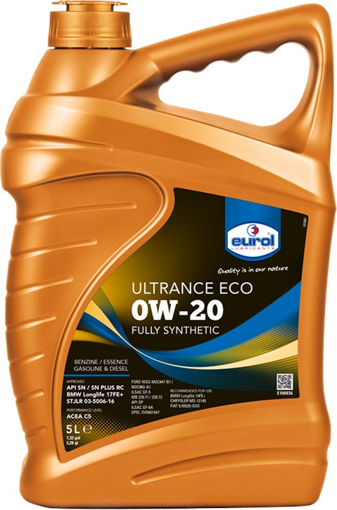 Eurol Ultrance ECO 0W-20 5 l od 1 029 Kč - Zbozi.cz
