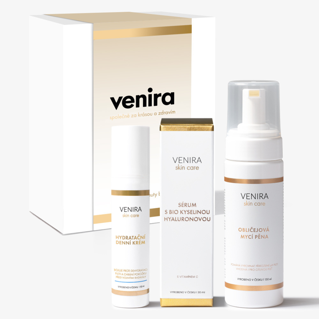 VENIRA Dárková sada denní krém 50 ml + sérum s BIO kyselinou ...