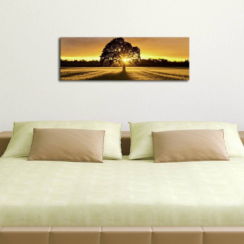 Foto Obraz ASIR 254LED3266 LED obraz na plátně 30 x 90 cm západ slunce ...