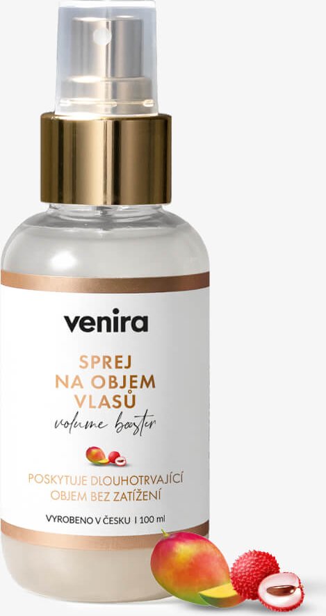 VENIRA Volume Booster sprej na objem vlasů mango/liči 100 ml od 549 Kč ...