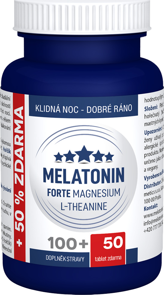 Clinical Nutricosmetics Melatonin Forte Magnesium L-Theanine 150 tbl ...