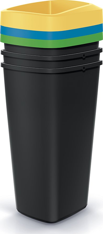 Prosperplast Compacta Q Drop Set 3x 25 l černý od 496 Kč - Zbozi.cz