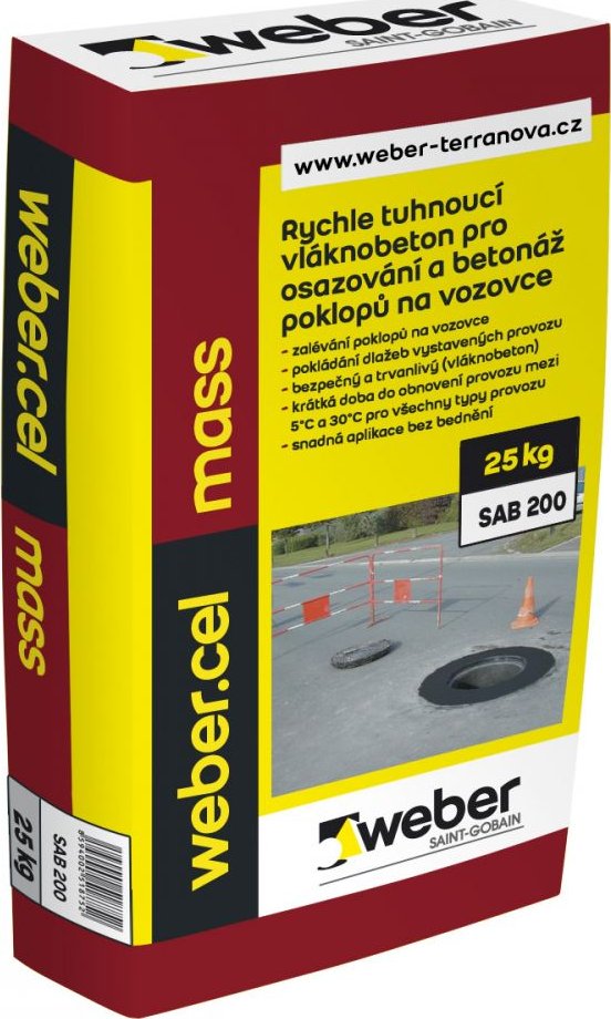 Weber Webercel Mass rychle tuhnoucí vláknobeton 25 kg od 709 Kč - Zbozi.cz