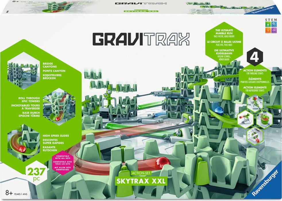 Recenze GraviTrax GraviTrax Action-Set XXL Skytrax startovací sada XXL ...