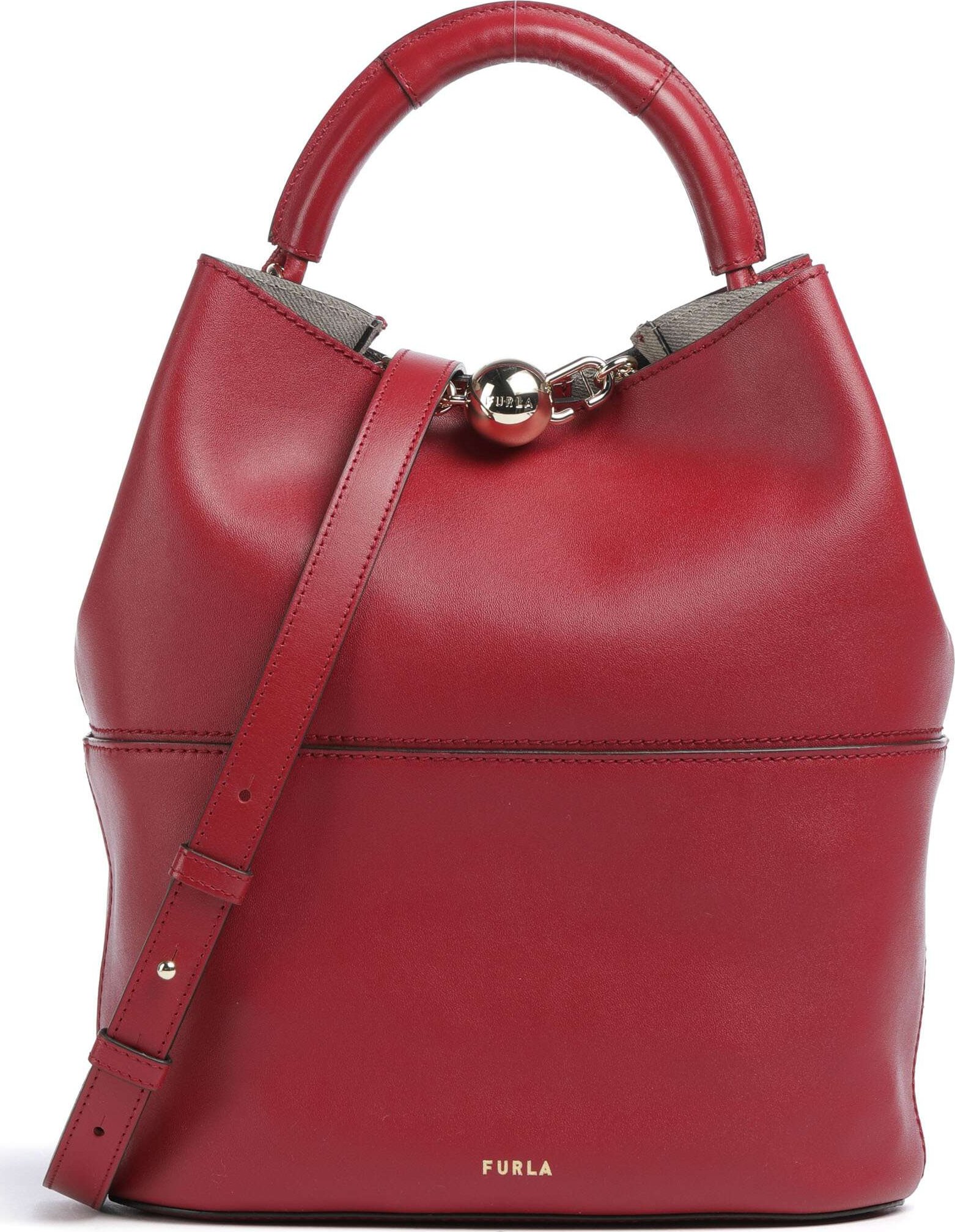 Furla Sfera Bucket Bag S Lacca/Vaniglia Int. - Zbozi.cz