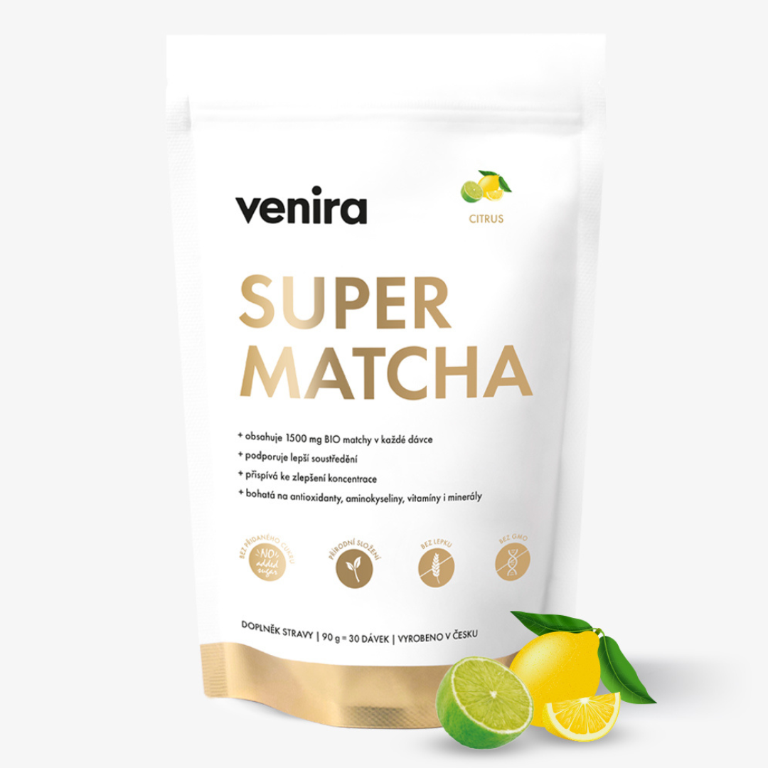 VENIRA Super matcha citrus, 90 g od 549 Kč - Zbozi.cz