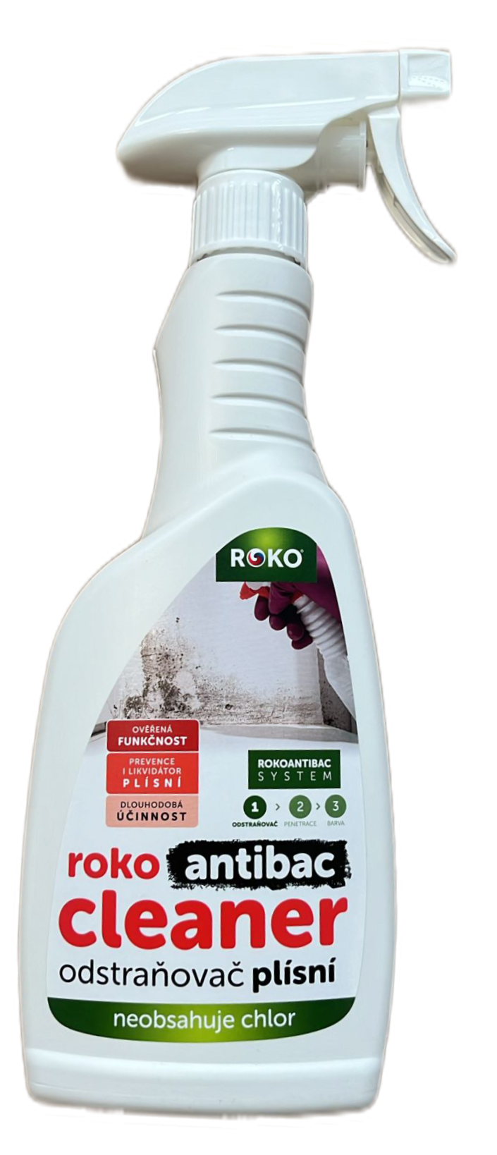 Rokospol Roko Cleaner Antibac odstraňovač plísně 500 ml od 73 Kč - Zbozi.cz