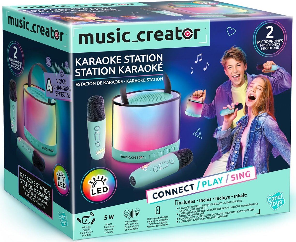Canal Toys Music Creator Mini Karaoke set zelený od 860 Kč - Zbozi.cz