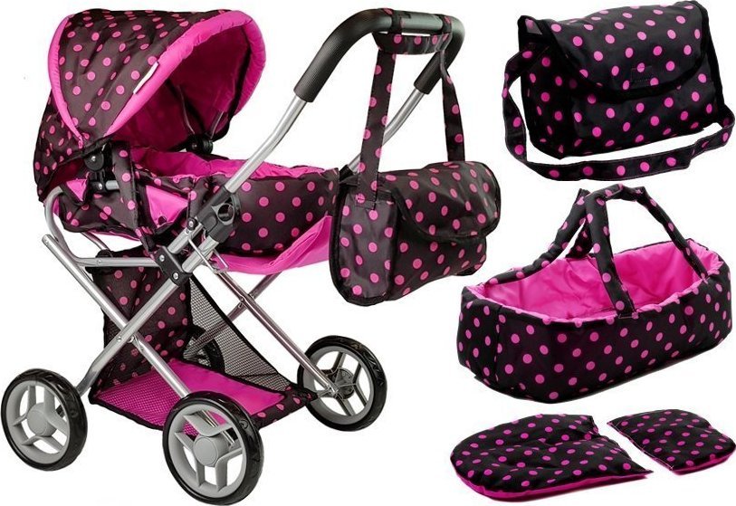 LEAN Toys Alice 7693 černý/růžové puntíky od 1 107 Kč - Zbozi.cz