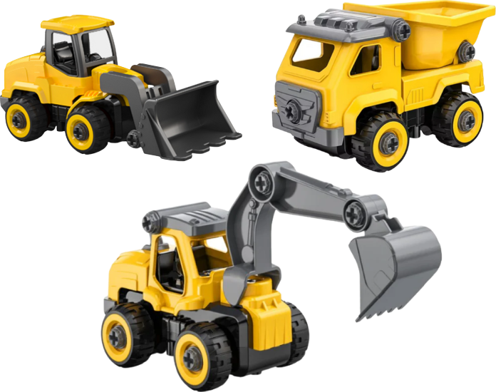 IQ models RC set 2+1 nakladač/sklápěč/bagr 1:26 od 968 Kč - Zbozi.cz