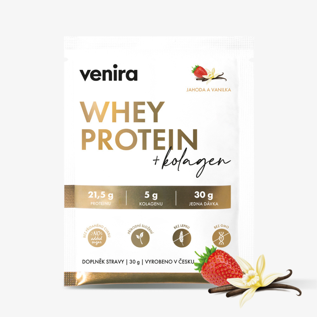 VENIRA Beauty Whey protein s kolagenem 30 g - Zbozi.cz