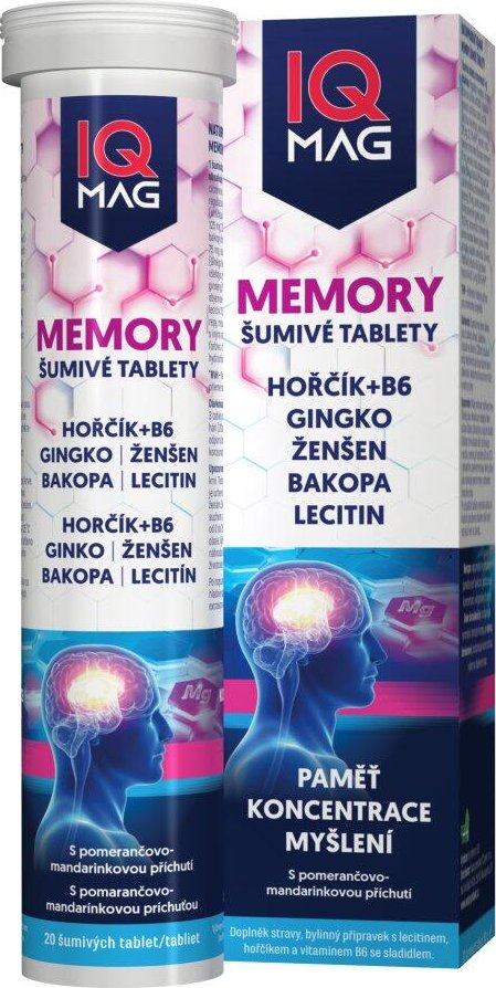 Naturprodukt IQ Mag Memory 20 tbl. od 71 Kč - Zbozi.cz