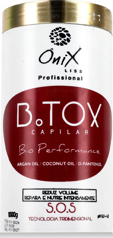 Onix Liss Profissionai Botox Capilar Bio Performance regenerační kůra 1 ...