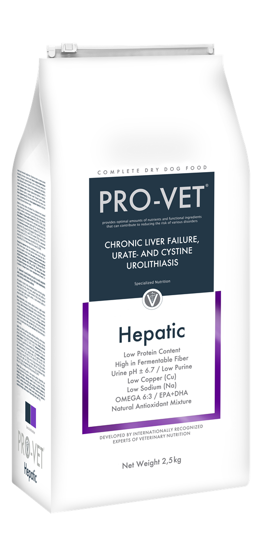 PRO-VET Hepatic, 2,5 kg od 429 Kč - Zbozi.cz