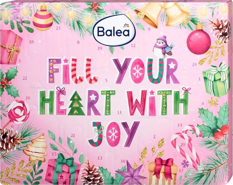 Balea Fill Your Heart With Joy adventní kalendář 2025 od 409 Kč - Zbozi.cz