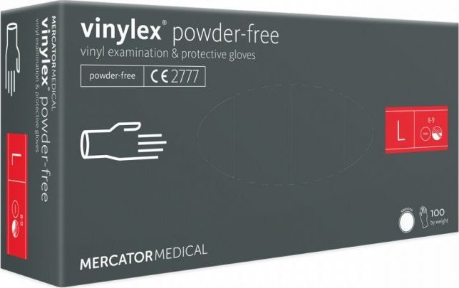 Mercator Medical Vinylex vinylové nepudrované 100 ks L od 73 Kč - Zbozi.cz