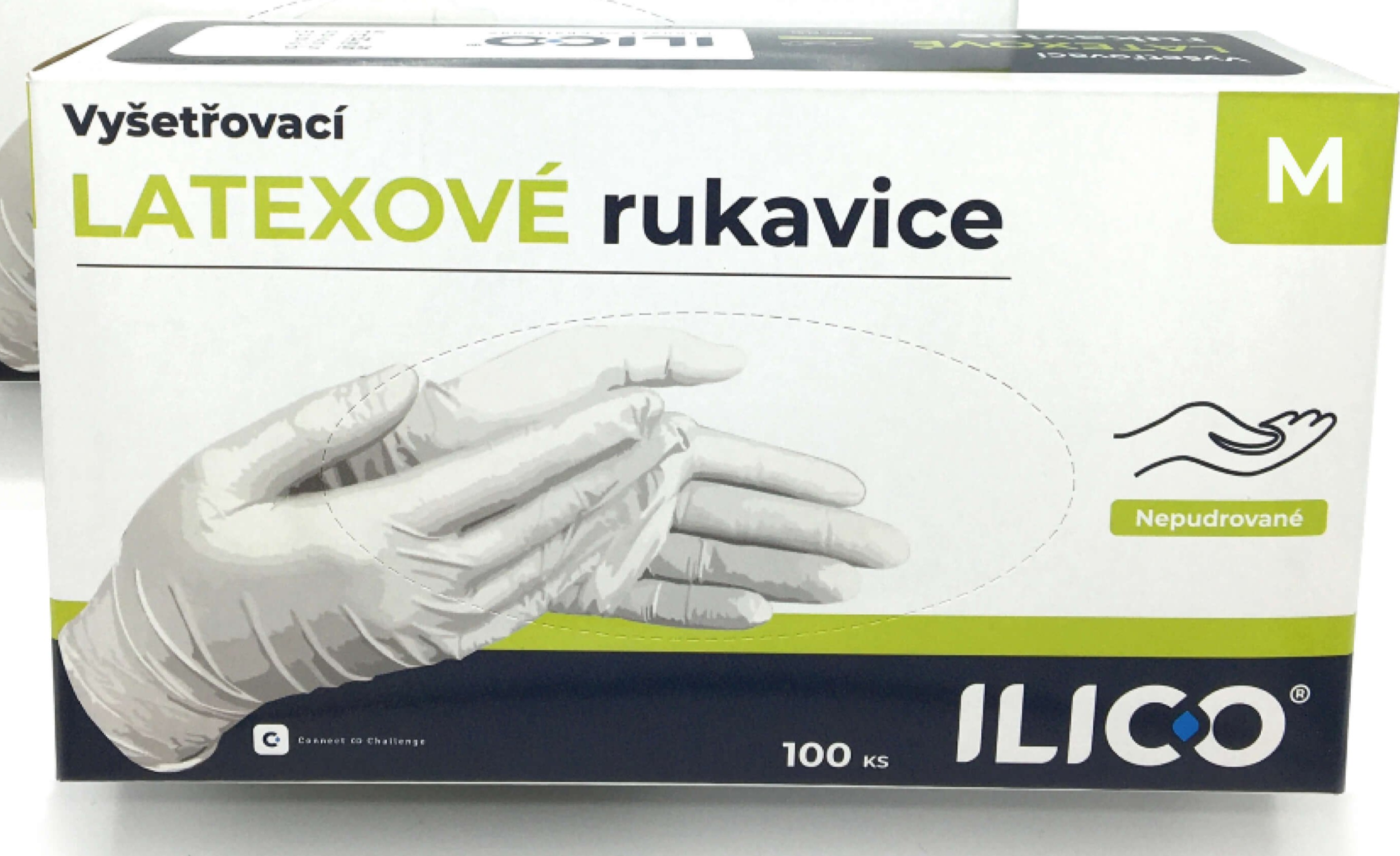 ILICO Latexové rukavice nepudrované bílé 100 ks M od 147 Kč - Zbozi.cz