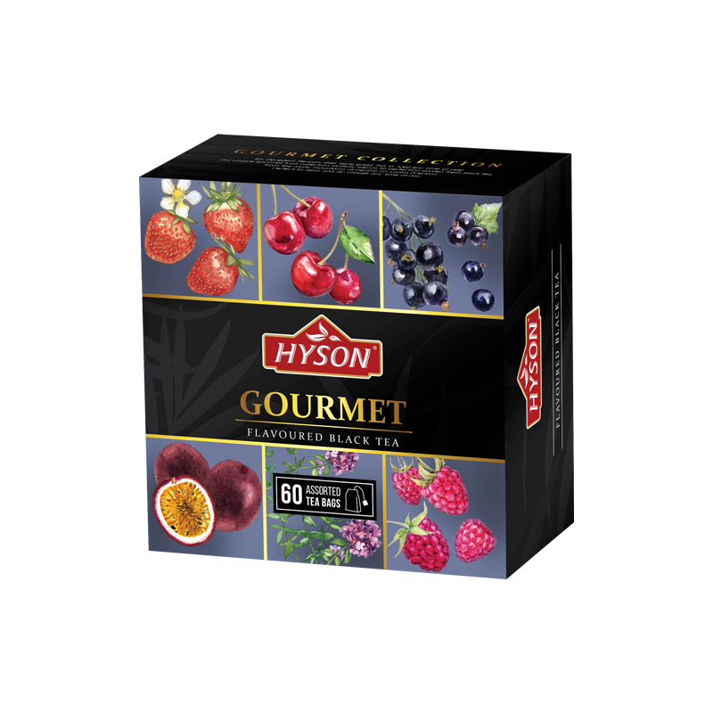 Hyson Tea Gourmet kolekce černých čajů 60x 1,5 g - Zbozi.cz