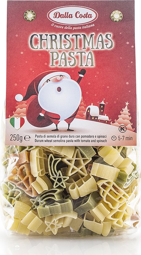 Recenze Dalla Costa Christmas pasta vánoční těstoviny 250 g - Zbozi.cz
