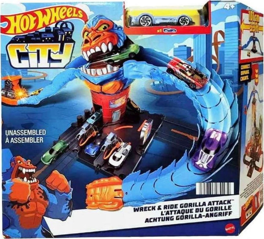 Mattel Hot Wheels City Wreck & Ride Gorilla Attack od 747 Kč - Zbozi.cz