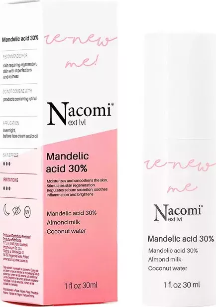 Nacomi Next Level Mandelic Acid 30 % kyselina mandlová 30 ml od 152 Kč ...