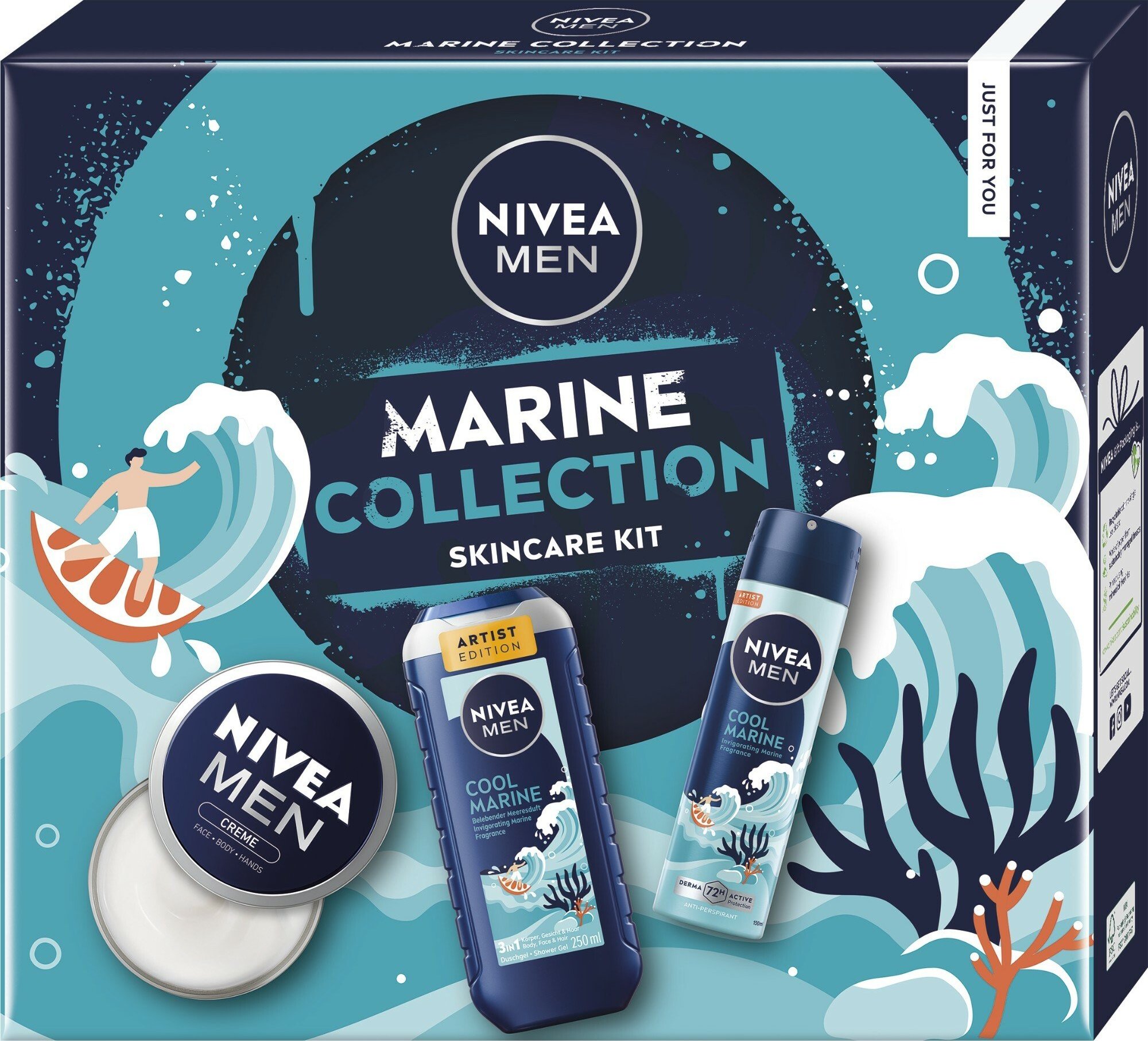 Nivea Men Box Cool Marine dárková sada od 197 Kč - Zbozi.cz